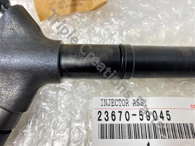 2367059045 GENUINE TOYOTA INJECTOR ASSY 23670-59045 OEM EUR 579,71 ...