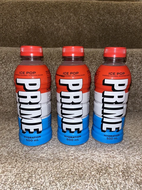 PRIME HYDRATION DRINK By Ksi & Logan Paul - Ice Pop - x3 - NEW £14.99 ...