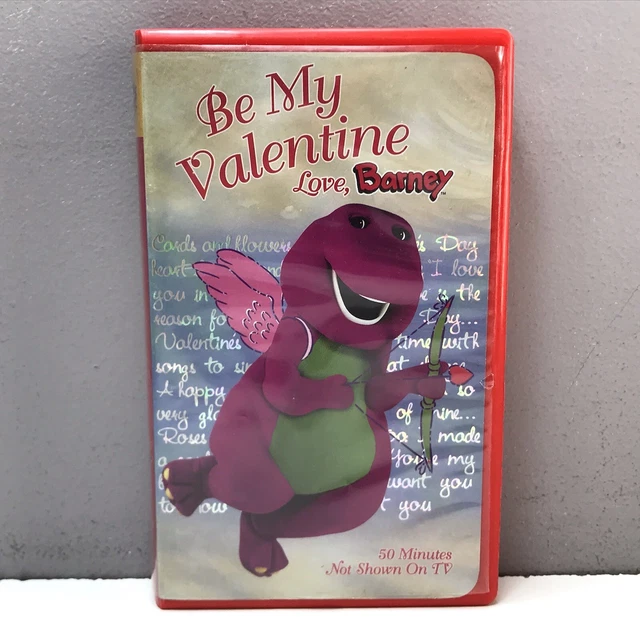BARNEY BE MY Valentine Love VHS Video Tape Classic Sing-Along *BUY 2 ...