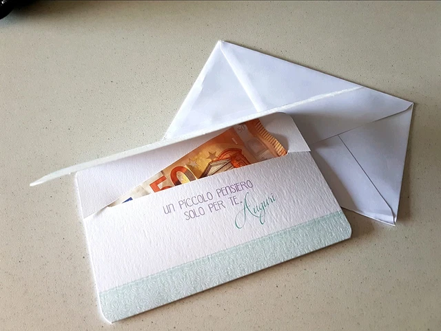BIGLIETTO AUGURI COMUNIONE Portasoldi con Busta 17 x 11,5 cm Porta ...