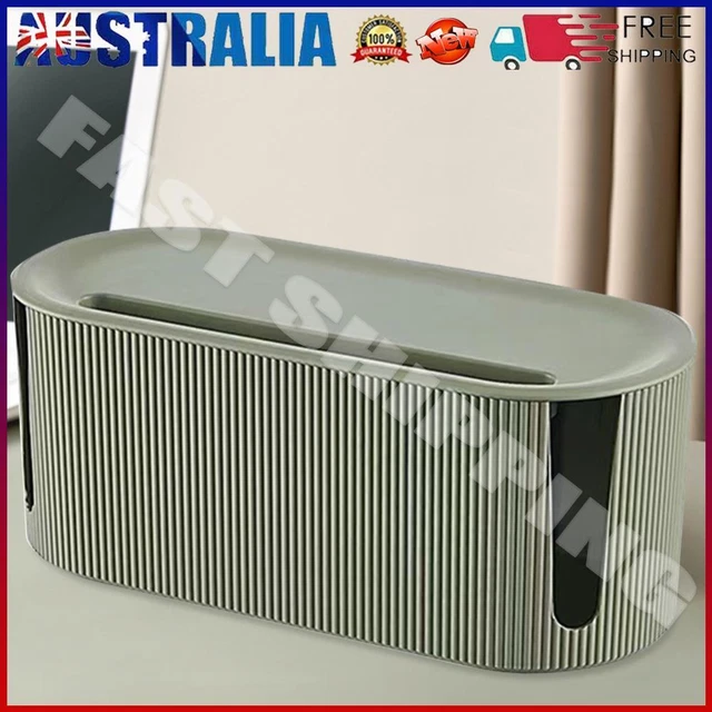 AU PLUG BOARD Storage Box Cable Management Box Cable Wire Organizer ...