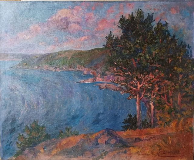 EUGÈNE LÉON L'HOEST - Sculpteur et peintre, 1874-1937 - Bord de mer ...