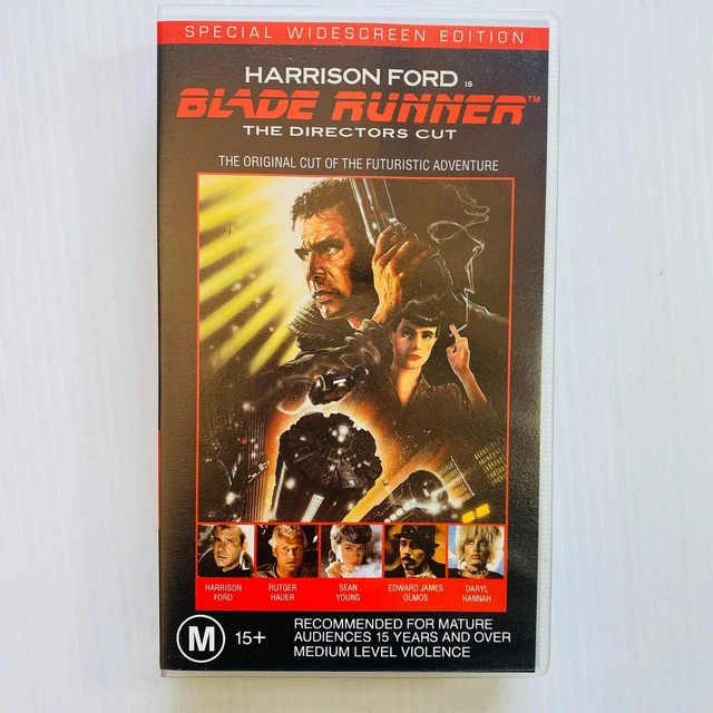 BLADE RUNNER - Directors Cut VHS Movie Cassette Widescreen Edition VGC ...