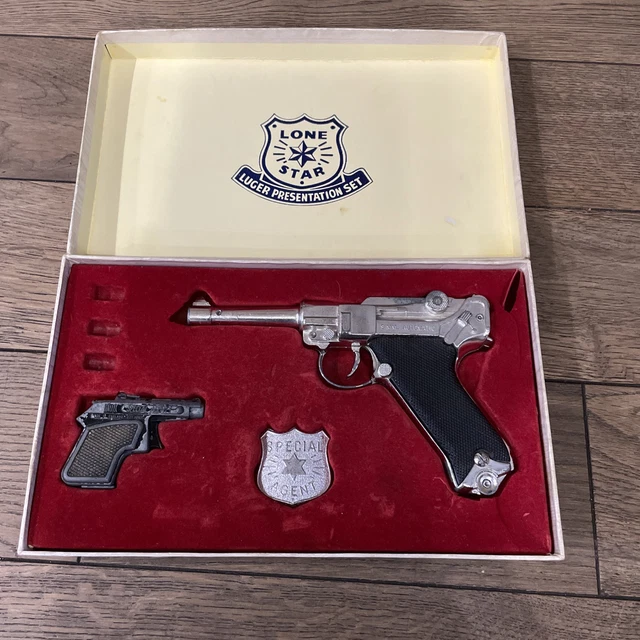 VINTAGE BCM/CRESENT/LONE STAR Luger presentation set Collectable Toys £ ...