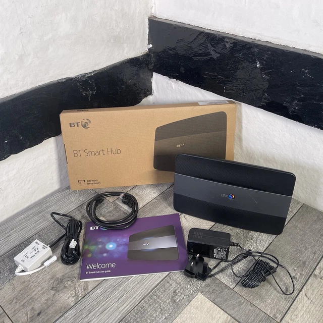 BT SMART HUB (Home Hub 6) Fibre FTTC ADSL haut débit routeur secteur ... BT SMART HUB (Home Hub 6) Fibre FTTC ADSL haut débit routeur secteur ...