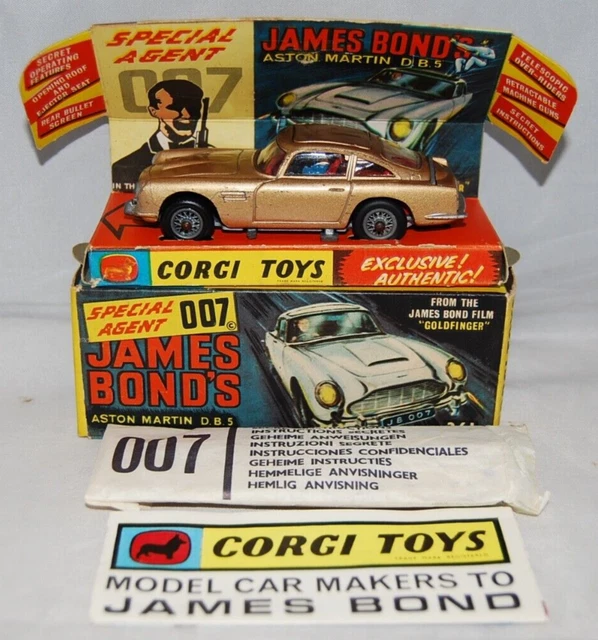 CORGI 261 JAMES Bond Aston Martin DB5 with box - Very good with ...