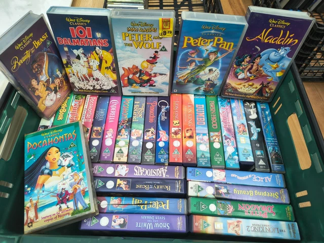 WALT DISNEY CLASSIC VHS Collection 10 Top Titles Including Fantasia ...