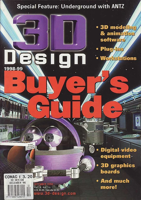 3D DESIGN BUYER'S Guide- Usa - Computer Graphics Magazine - December ...