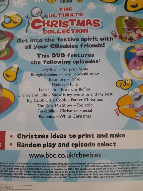 CBEEBIES BBC THE Ultimate Christmas Collection dvd brand new & Sealed ...