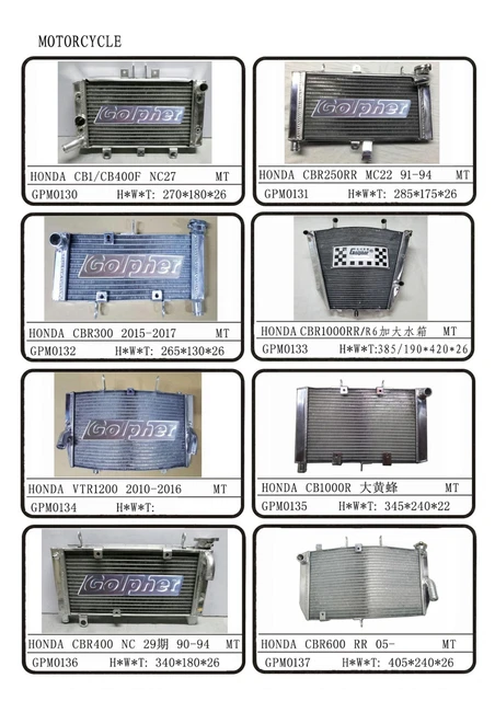 CUSTOM MADE MOTORCYCLE Complete Aluminum Radiator From $399.99 Enquire ...