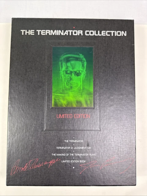 THE TERMINATOR COLLECTION Limited Edition Box Set-3 VHS-Collectors Book. £47.70 - PicClick UK