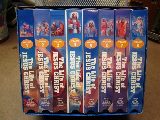 LIFE OF JESUS CHRIST boxed set VHS live-action 1993 Nicodemus ...
