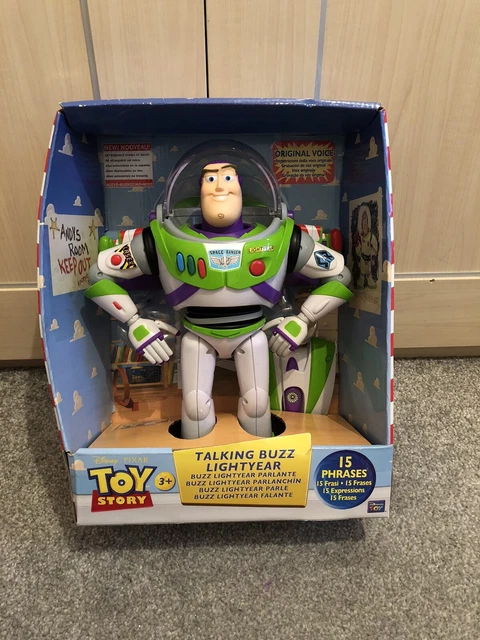RARE BUZZ LIGHTYEAR Moving Talking Toy Story Action Figure Thinkway ...