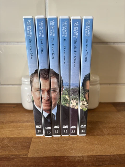 MIDSOMER MURDERS SERIES Season 7 Seven Bundle DVD Collection Midsummer ...