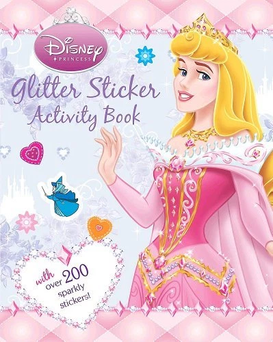 DISNEY PRINCESS GLITTER Sticker (Disney Glitter Sticker) By Parragon ...