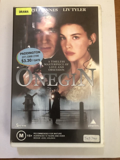 ONEGIN VHS LIV Tyler Ralph Fiennes PAL Format $35.00 - PicClick AU