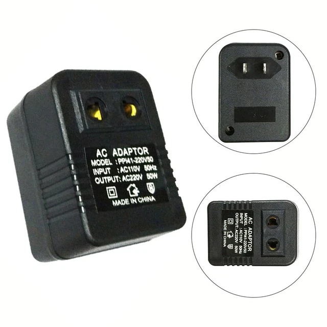 PORTABLE STEP DOWN Transformer AC 220V to 110V Converter for Travel Use ...