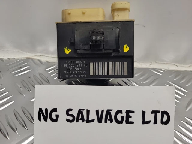 PEUGEOT PARTNER TEPEE 2008-2016 Cooling Fan Module Relay 9652021180 £14 ...