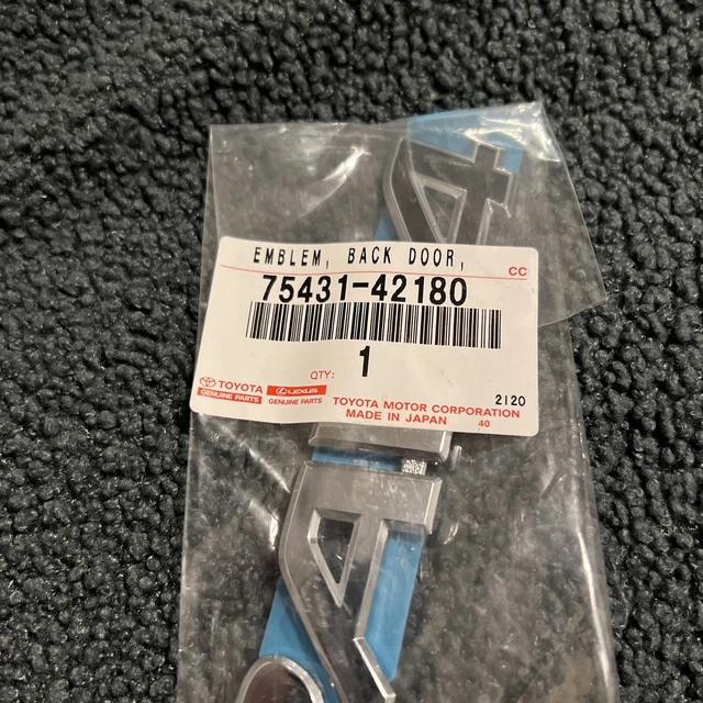 GENUINE NEW TOYOTA Rav4 Badge Rear Emblem Tailgate 75431-42180 £25.00 ...
