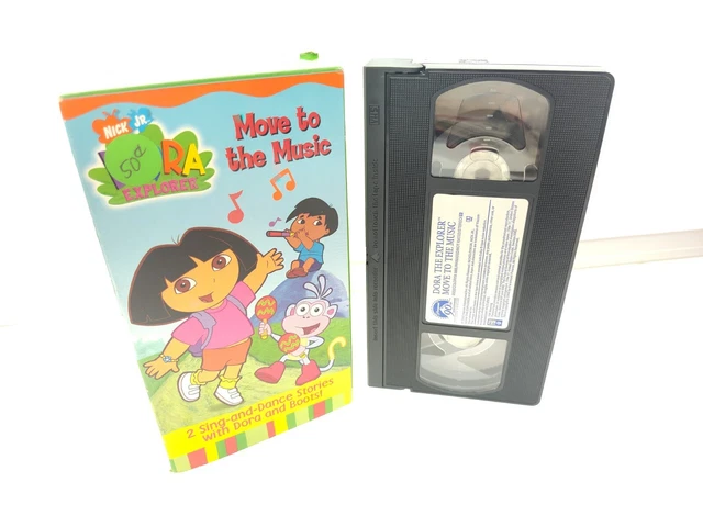 DORA THE EXPLORER Move to the Music VHS Tape 2002 Nick Jr Paramount ...
