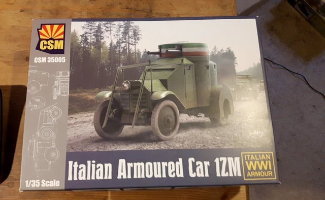 CSM35005 1/35 ITALIAN armoured car 1ZM. Complete, unstarted. Box good ...