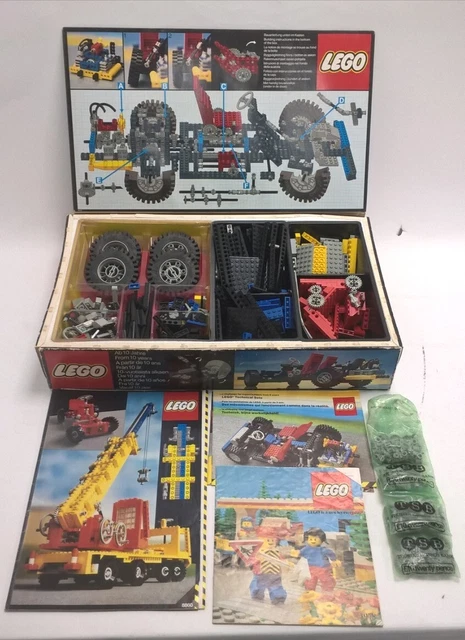 VINTAGE LEGO SET 8860 Technic Car Chassis In Box With Inserts ...