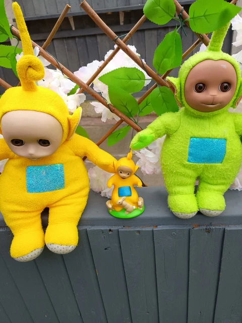 1996 TELETUBBIES RAGDOLL cbeebies plush and figure bundle Lala eyes ...