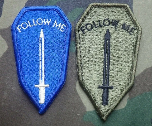 US ARMY~INFANTRY CENTER & School~Shoulder Patches / S.s.i.~Fort Benning ...