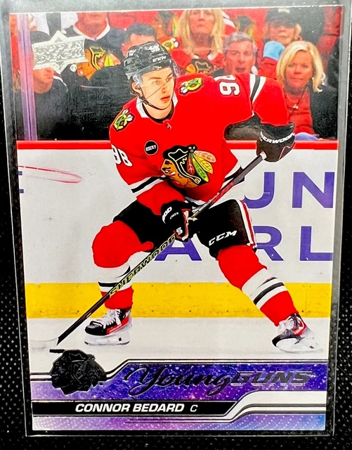 2023-24 UPPER DECK Series 2 CONNOR BEDARD GIOVANI PISTOLE Rookie Card ...