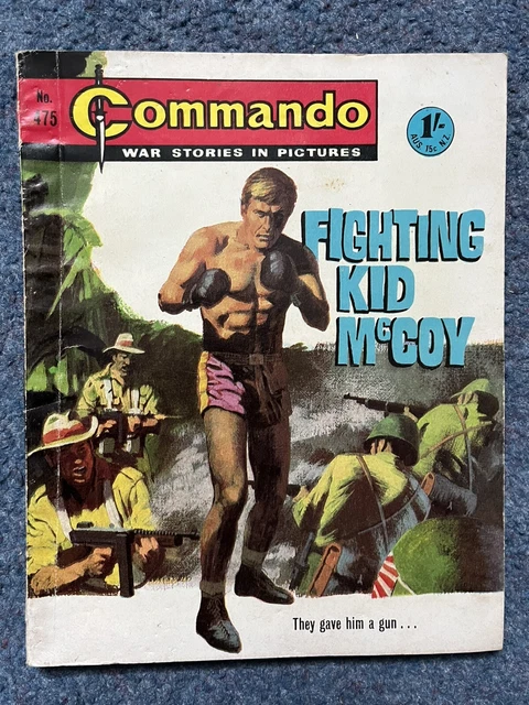COMMANDO WAR STORIES in Pictures Comics No. 475 Fighting Kid McCoy EUR ...