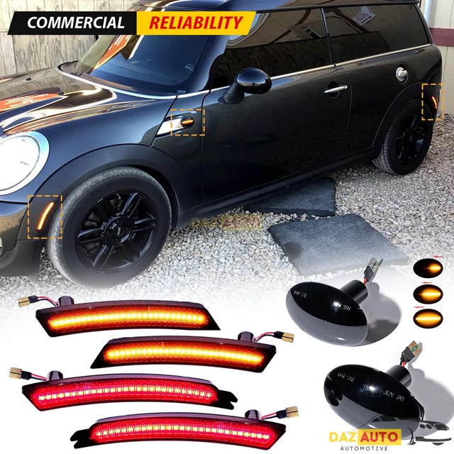 6X FRONT REAR LED Side Marker Fender Lights for MINI Cooper R55 R56 R57 ...
