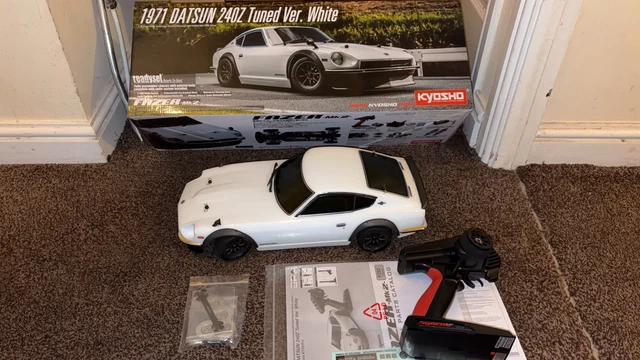 KYOSHO FAZER MK2 1971 Datsun 240z Tuned Ver. White 1:10 RC Car (UK) £ ...