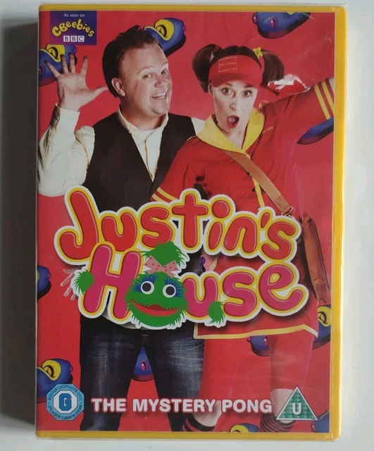 JUSTIN'S HOUSE - The Mystery Pong Dvd - Cbeebies - Brand New & Sealed £ ...