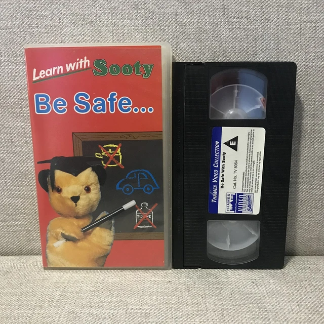 LEARN WITH SOOTY Be Safe - Vhs Video - Childrens Vintage £4.95 ...