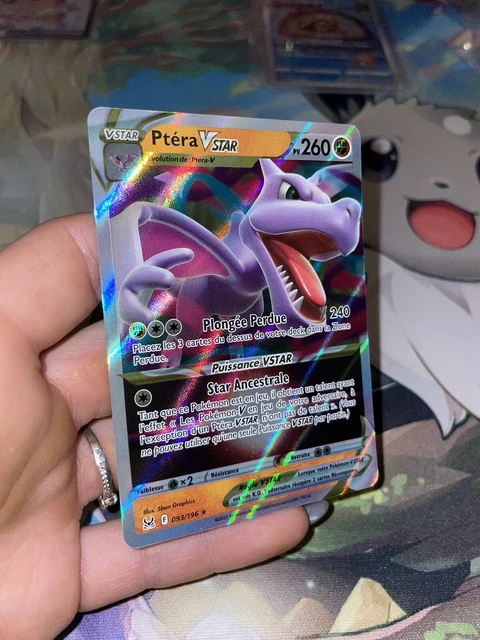 CARTE POKÉMON PTERA Vstar 093/196 Origine Perdue EB11 FR EUR 2,00 ...