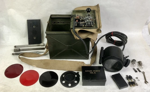 WW2 BRITISH ARMY, Signalling Daylight, Morse-code Lucas Lamp, Militaria ...