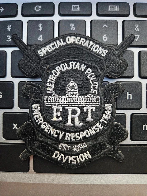MPDC WASHINGTON DC Police ERT Patch Emergency Response Team SWAT Rare ...