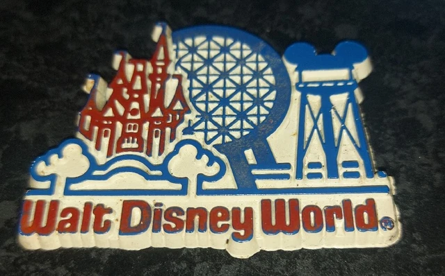 WALT DISNEY WORLD Epcot & MGM Studios Fridge Magnet 1990 52mm x 40mm £5 ...