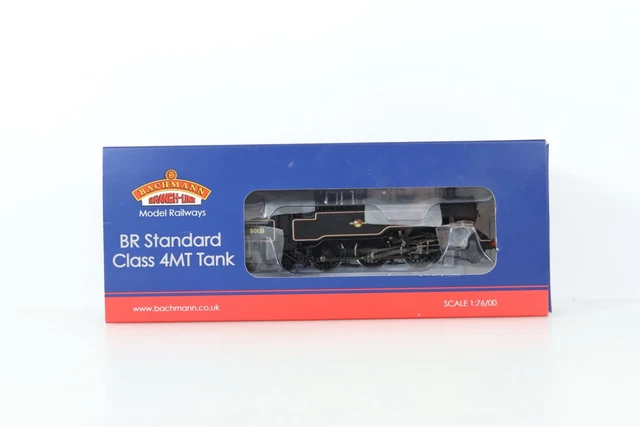 BACHMANN 32-360 OO Gauge Class 4MT BR Black "80121" Steam Locomotive £ ...