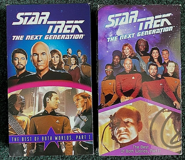 VINTAGE 1995 STAR Trek The Next Generation VHS Tape-Best of Both Worlds ...