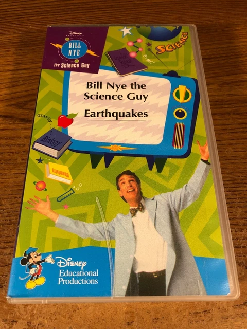 BILL NYE THE Science Guy Earthquakes VHS Used Movie VCR Video Tape £12. ...