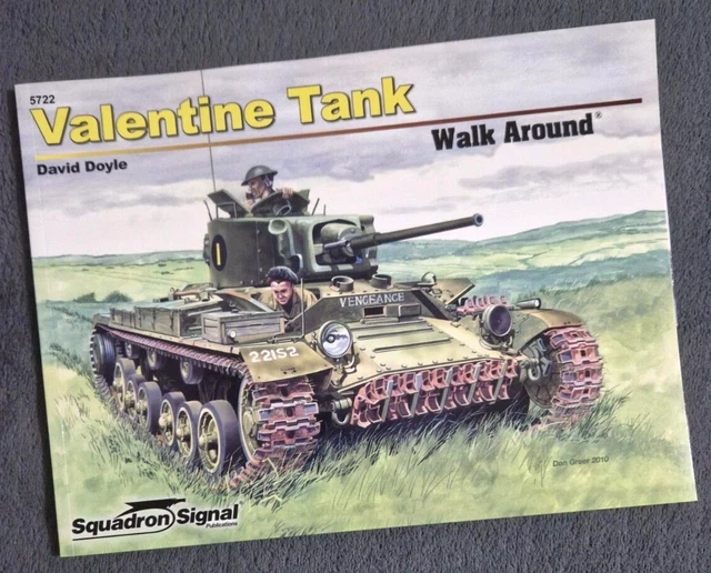 VALENTINE TANK WALK AROUND Book Mark 3 by David Doyle Tanks US Army ...