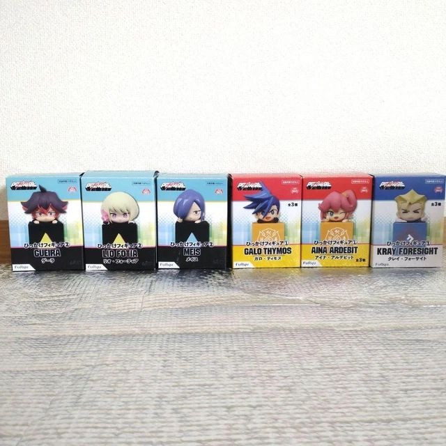 RARE!! LOT 6 PROMARE Figurine Hikkake COMPLETE Galo Thymos Lio Fotia ...