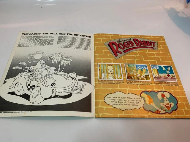 PANINI WHO FRAMED Roger Rabbit Sticker Album - 1988 £24.99 - PicClick UK