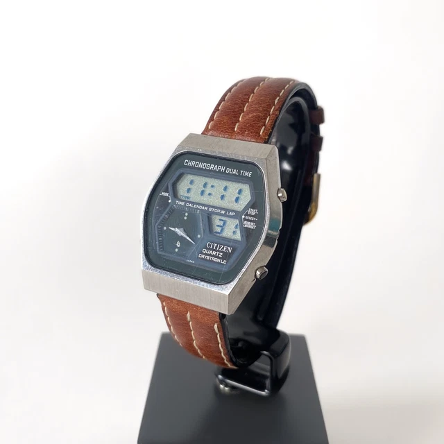 CITIZEN ANA-DIGI CHRONOGRAPH Crystron LC 41-9010 Quartz Vintage - 1978 ...