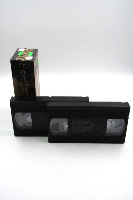 THE LORD OF the Rings: The Return of the King - VHS, 2004, 2-Tape Set ...