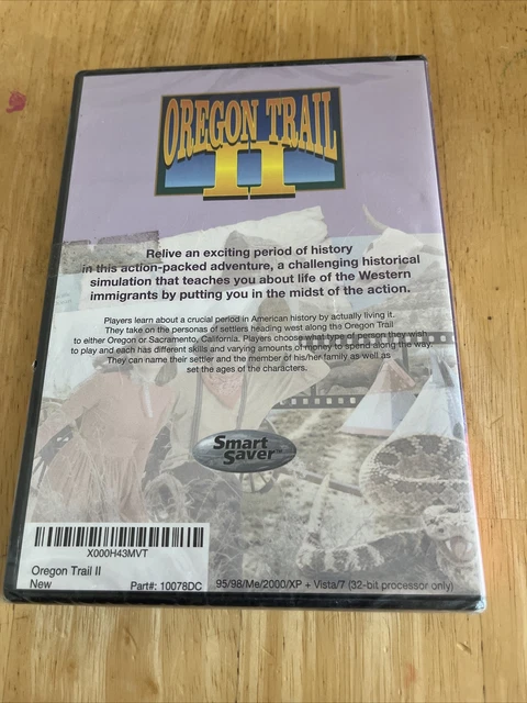 SEALED NEW 1996 Oregon Trail II PC GAME CD-ROM for Macintosh Windows 95 ...