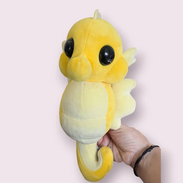 ADOPT ME! YELLOW Seahorse Plush Toy 8" Soft Plush With Code £12.50 ...