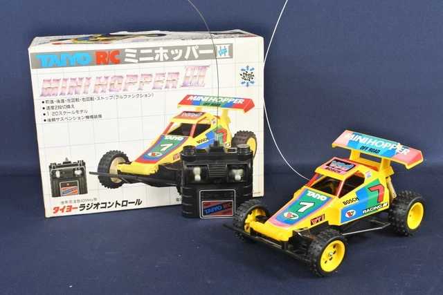 VINTAGE TAIYO RC Mini Hopper 3 Remote Control Car with Original Box ...