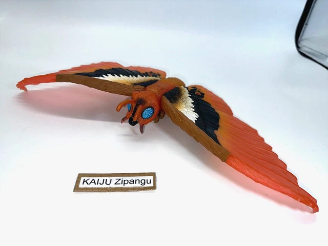 2003 BANDAI FIRE Mothra 2004 15" wingspan Figure from Godzilla Final ...